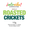 WHOLE ROASTED CRICKETS | ENTOMARKET | EDIBLE INSECTS