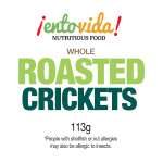 WHOLE ROASTED CRICKETS | ENTOMARKET | EDIBLE INSECTS