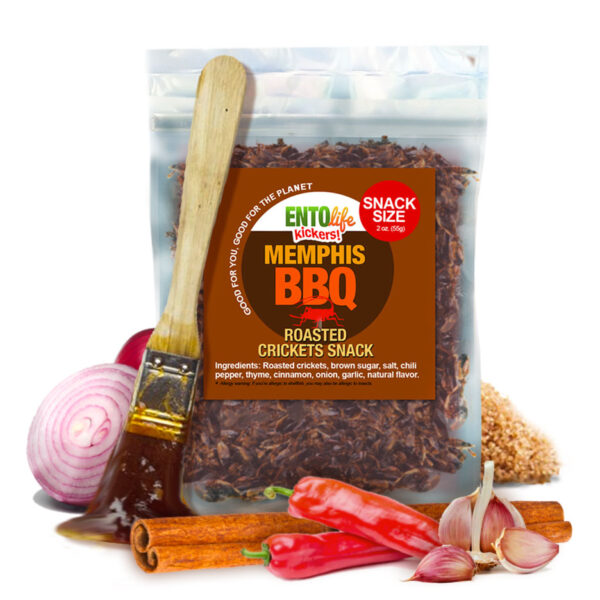 Smokey BBQ Roasted Crickets | EntoMarket | Edible Insects