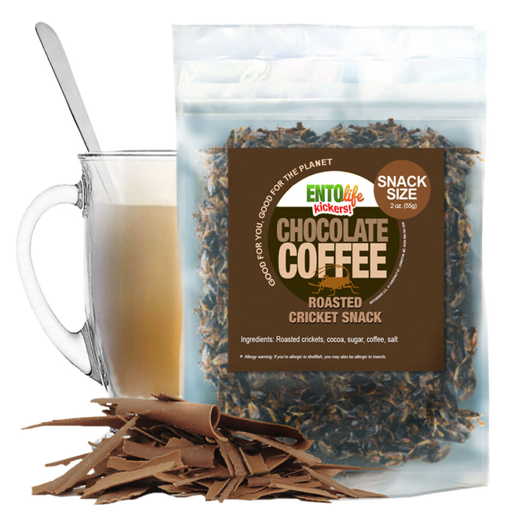 Chocolate Coffee Crickets | EntoMarket | Edible Insects