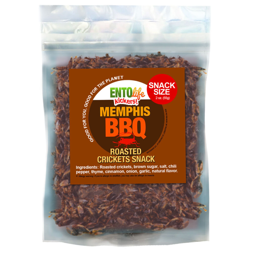 Smokey BBQ Roasted Crickets | EntoMarket | Edible Insects