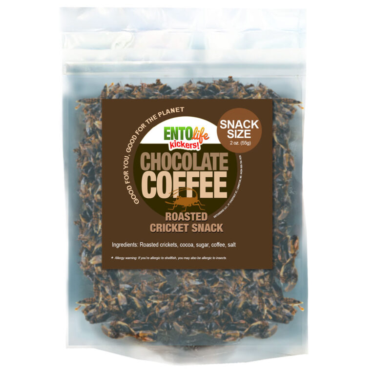 Chocolate Coffee Crickets | EntoMarket | Edible Insects