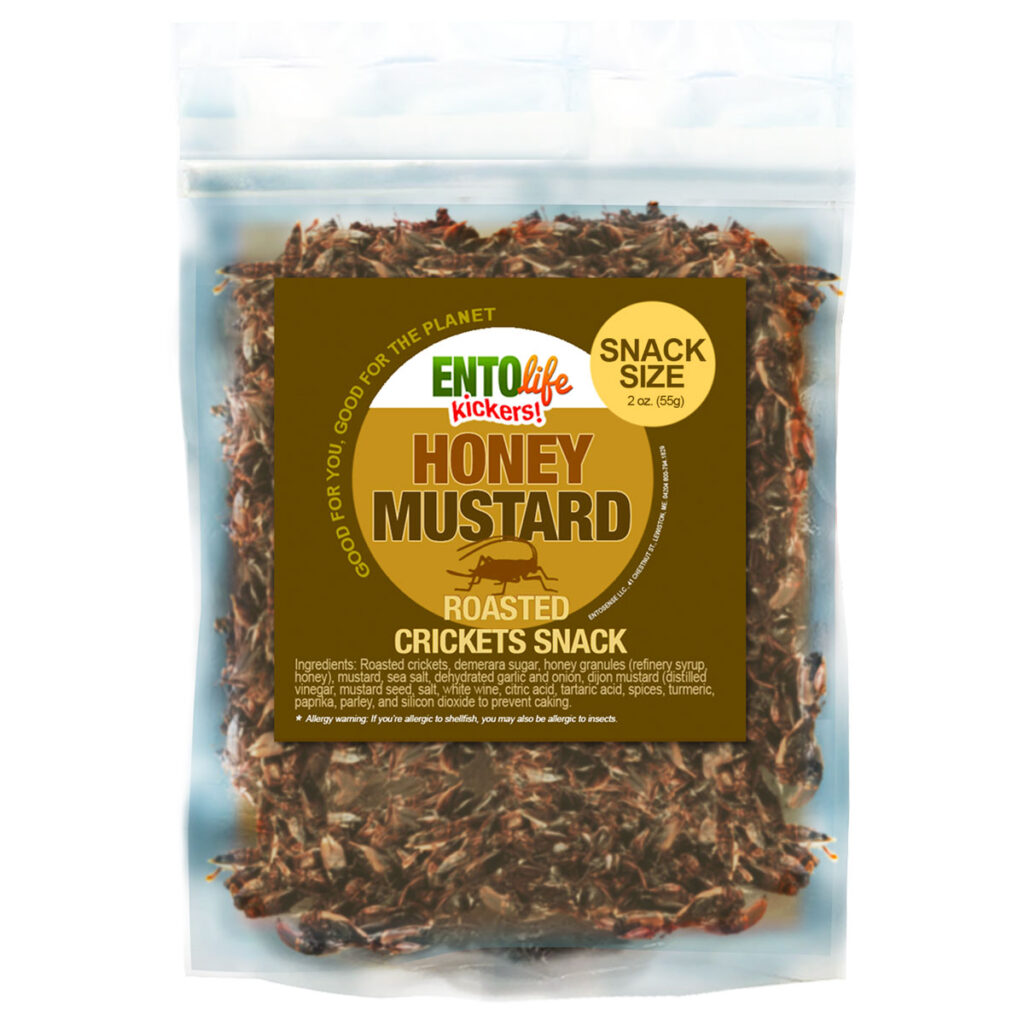 Honey Mustard Crickets | EntoMarket | Edible Insect Marketplace