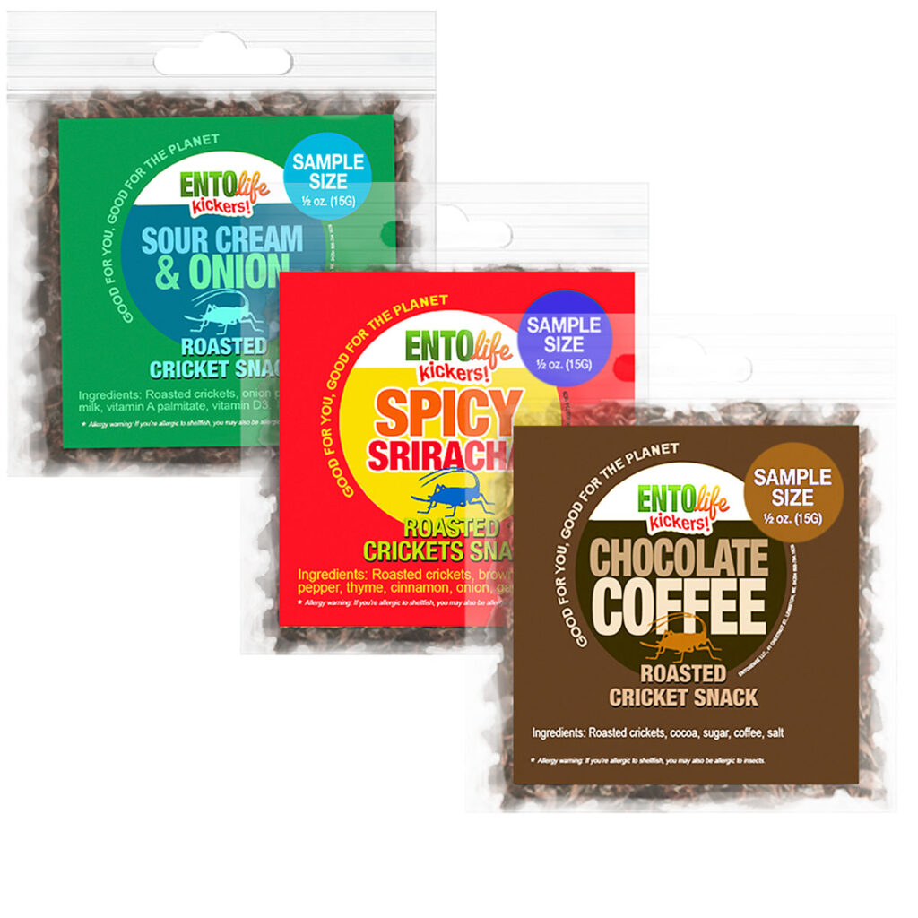 Roasted Cricket Sample Packs | EntoMarket | Edible Insects