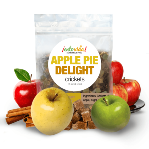 Apple Pie Seasoned Roasted Crickets - Edible Insects