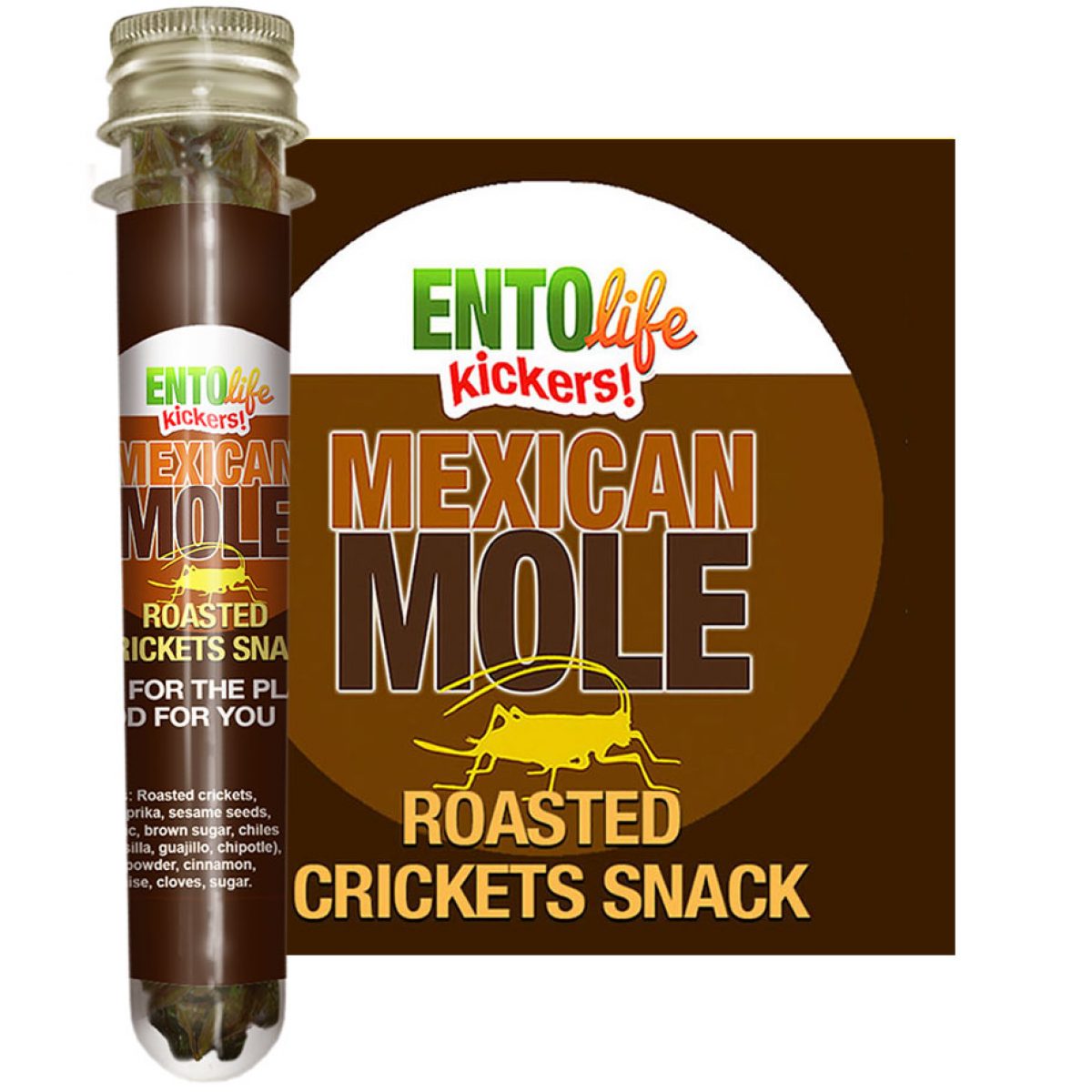 Mini-Kickers Flavored Cricket Snacks - Edible Insects