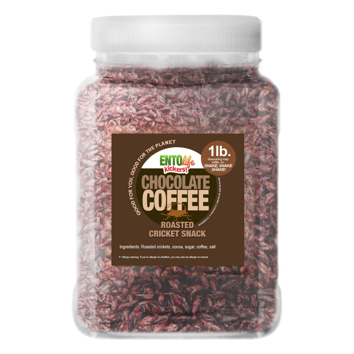 Chocolate Coffee Crickets | EntoMarket | Edible Insects