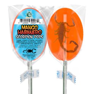 Scorpion Pops | Real Scorpions Encased in a Candy Sucker - Edible Insects