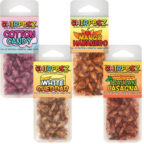 CHIRPEEZ FLAVORED CRICKET SNACKS - Edible Insects